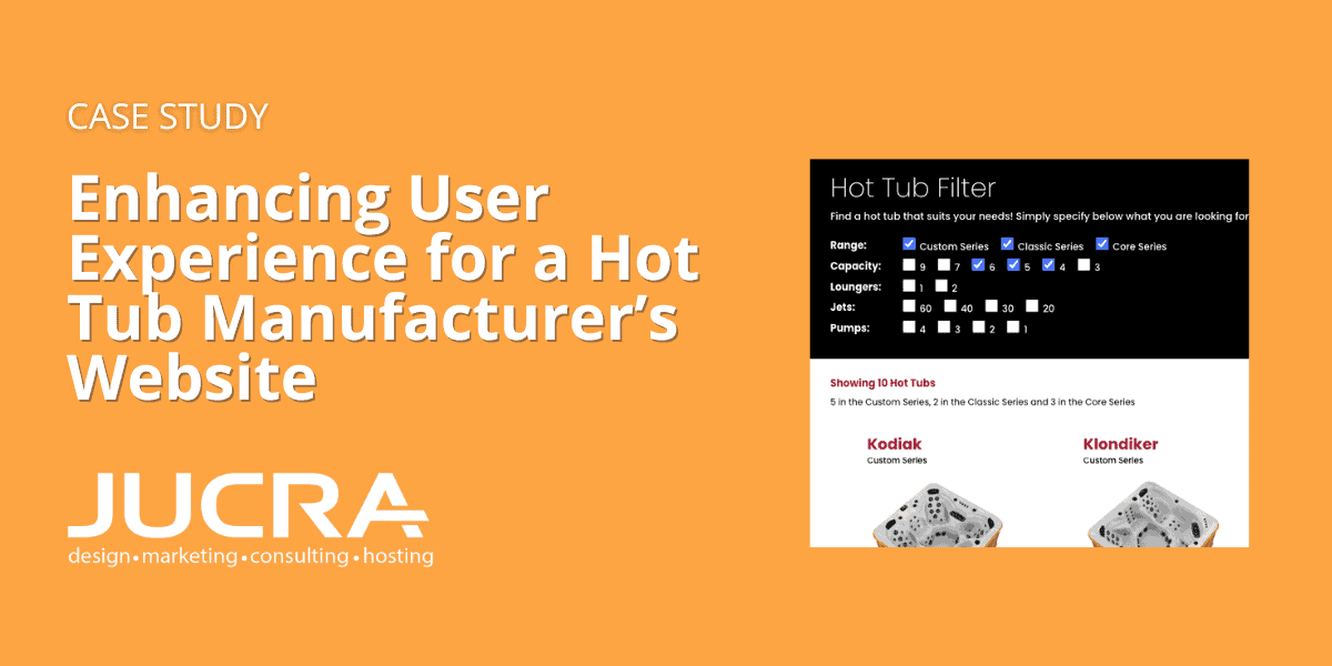 Case Study: Enhancing User Experience for a Hot Tub Manufacturer's Website